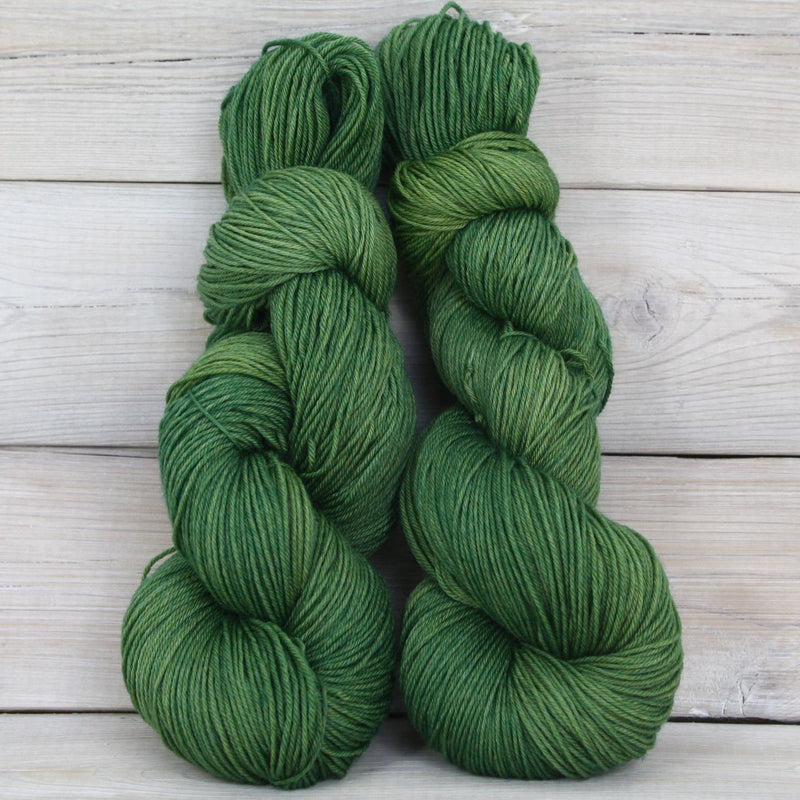 Altair - Hand Dyed Merino Tencel Nylon Sock Yarn - Color: Moss - Luna ...