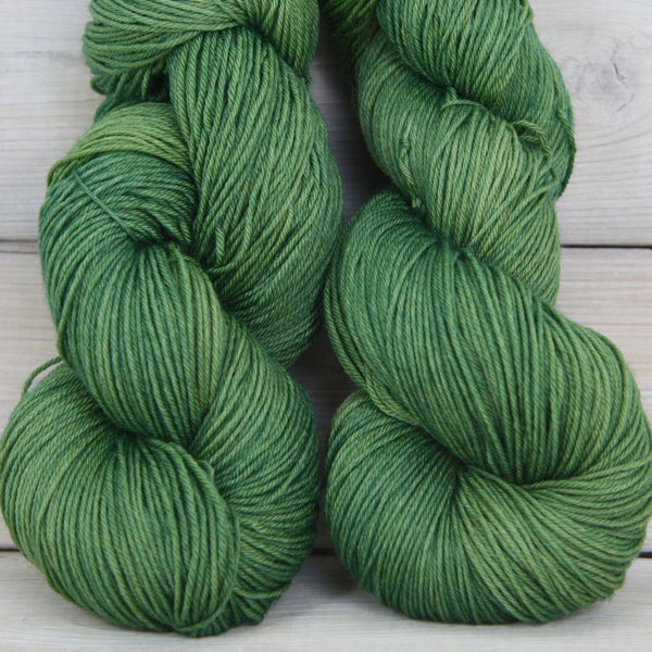 Altair - Hand Dyed Merino Tencel Nylon Sock Yarn - Color: Moss - Luna ...