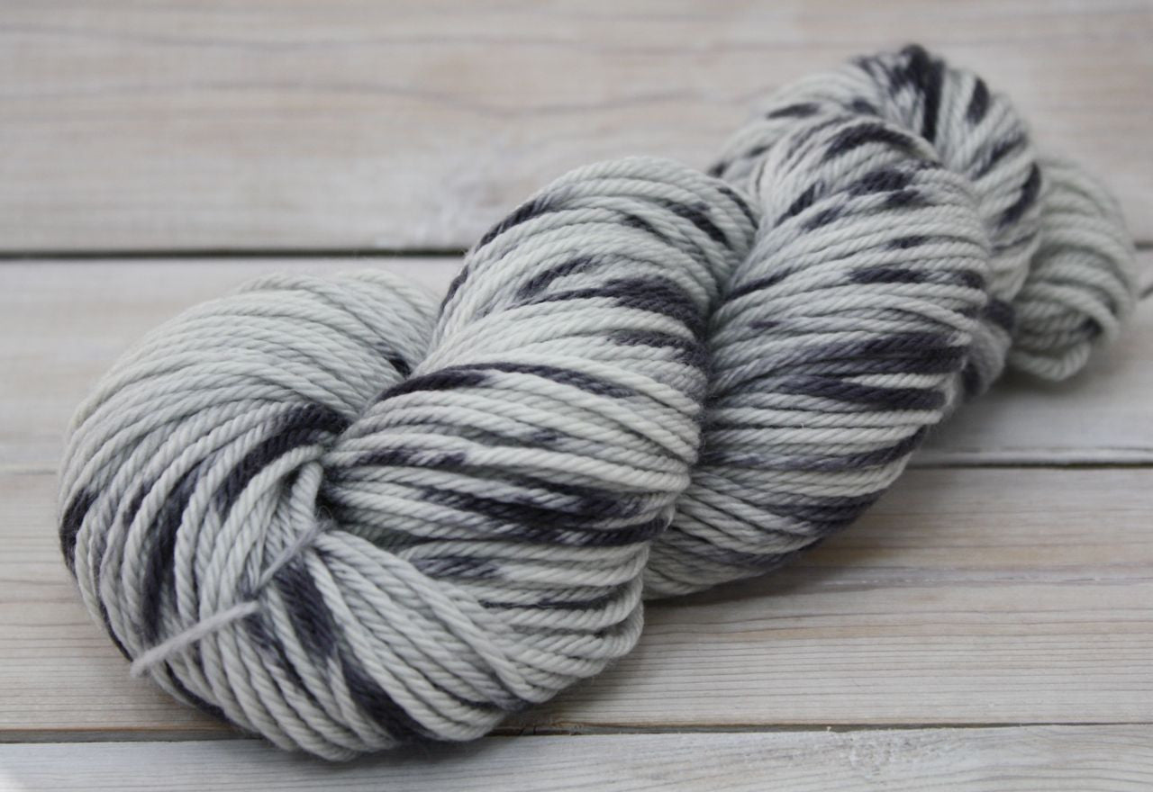 Supernova Yarn | Colorway: Snow Camo - Luna Grey Fiber Arts