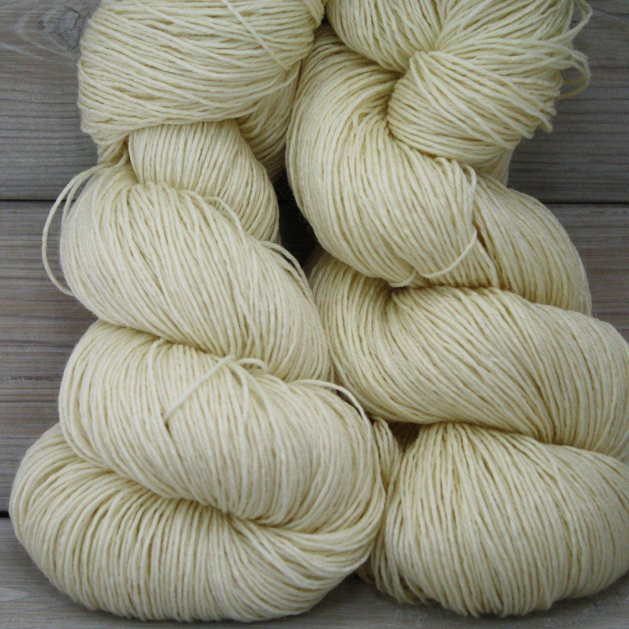 Undyed Yarn - Luna Grey Fiber Arts