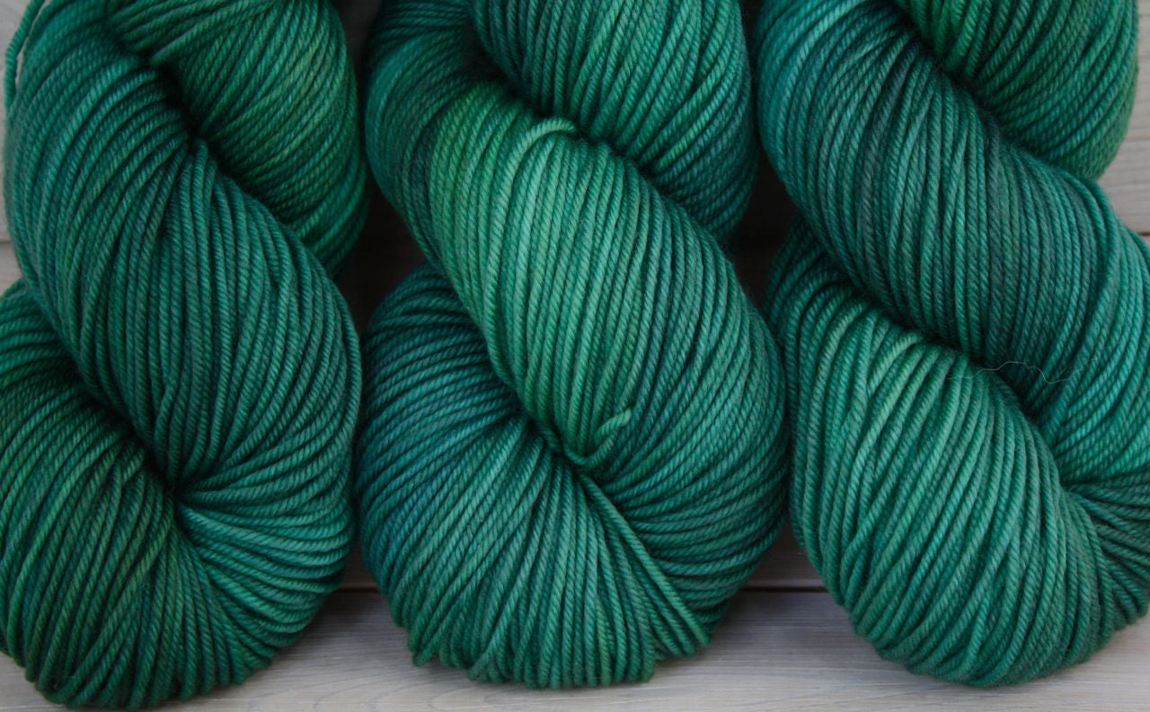 Calypso - Hand Dyed Superwash Merino Wool Light Worsted Yarn - Viridian ...