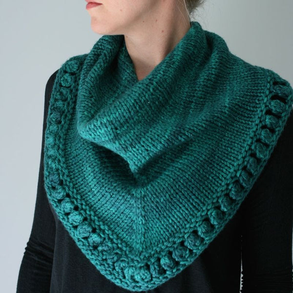 Kallisti Cowl Kit | Pattern + Yarn - Luna Grey Fiber Arts